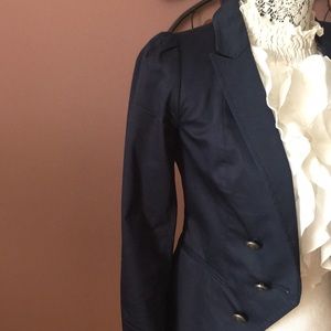 H&M | Jackets & Coats | Hm Military Style Navy Jacket Size 2 | Poshmark